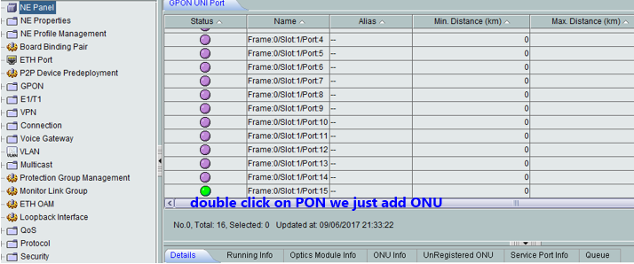 How to register Huawei ONT by U2000 (function as router / bridge)