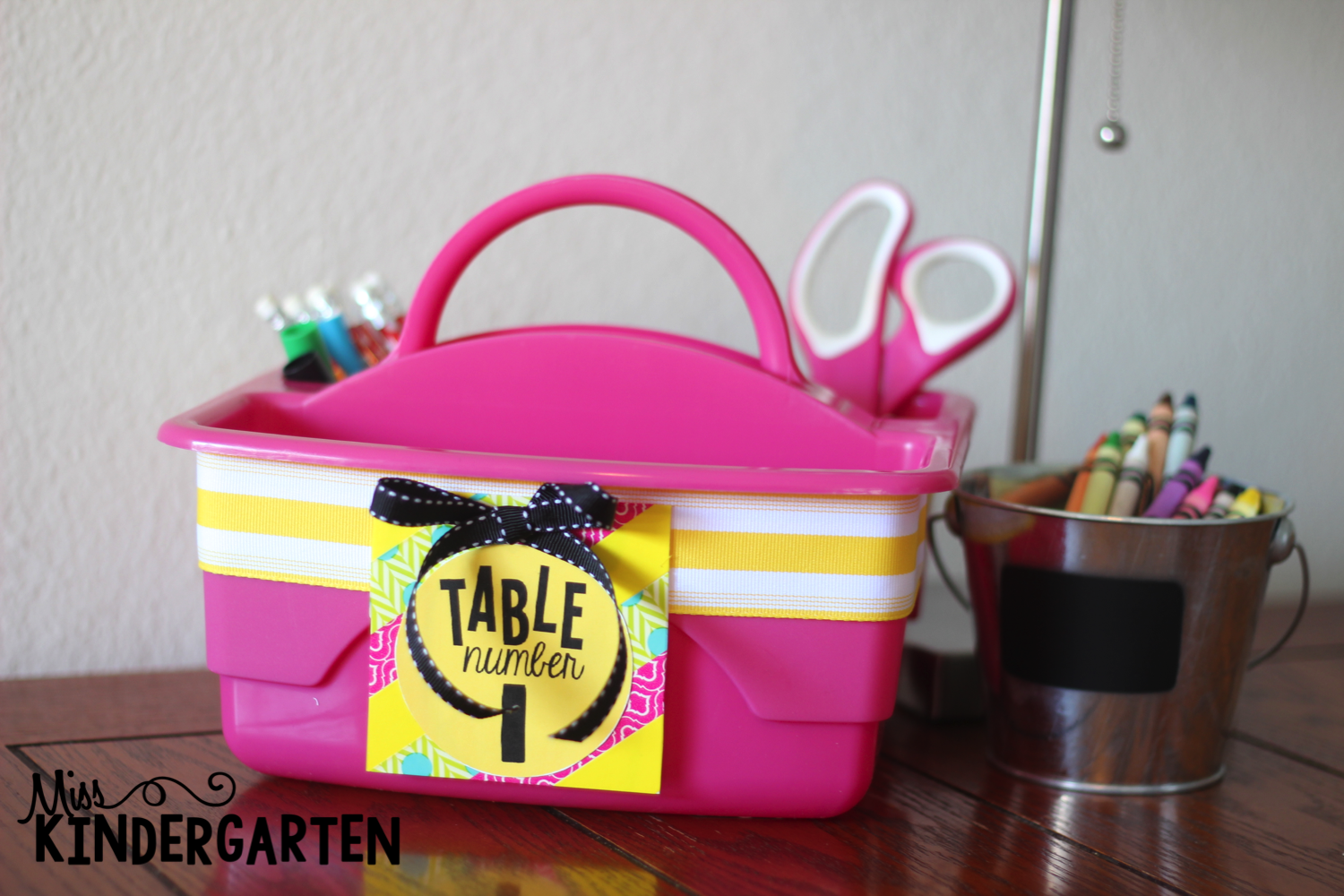 Decorating Table Caddies #makeamazing - Miss Kindergarten