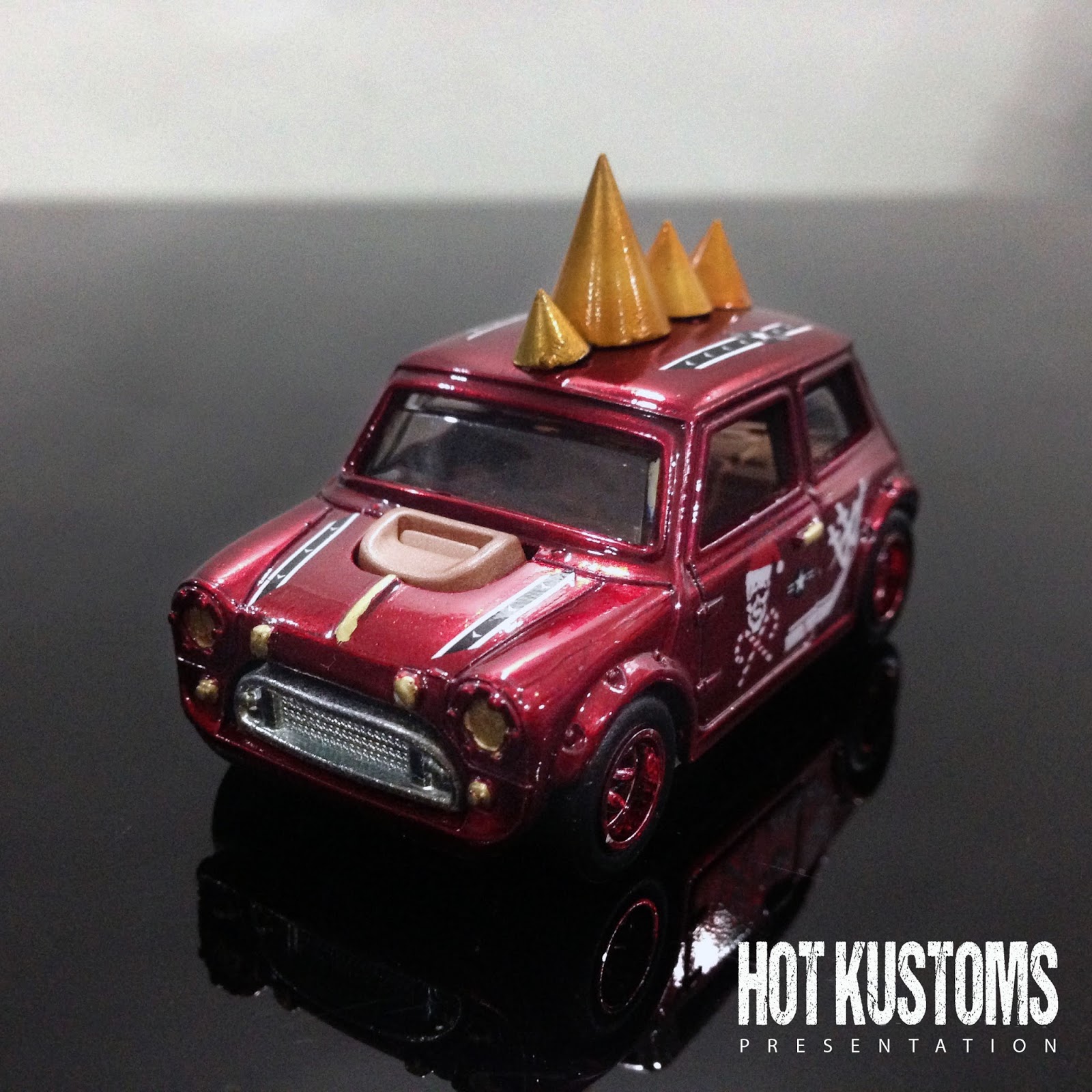 Hot Kustoms Mini Cars: Morris Mini "Smashing Christmas" as featured in ...