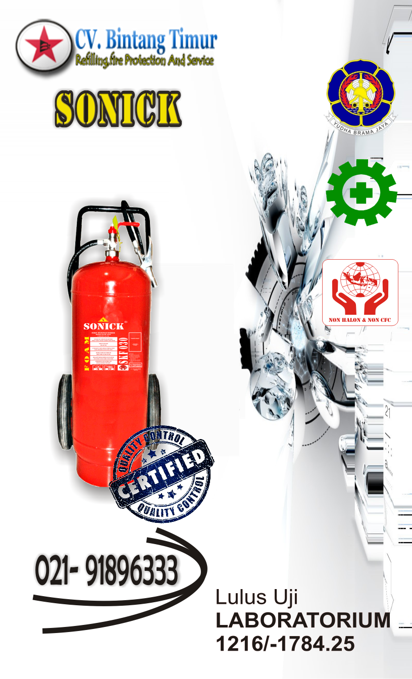 alat pemadam tabung pemadam api isi foam 30 liter | Alat pemadam api ...