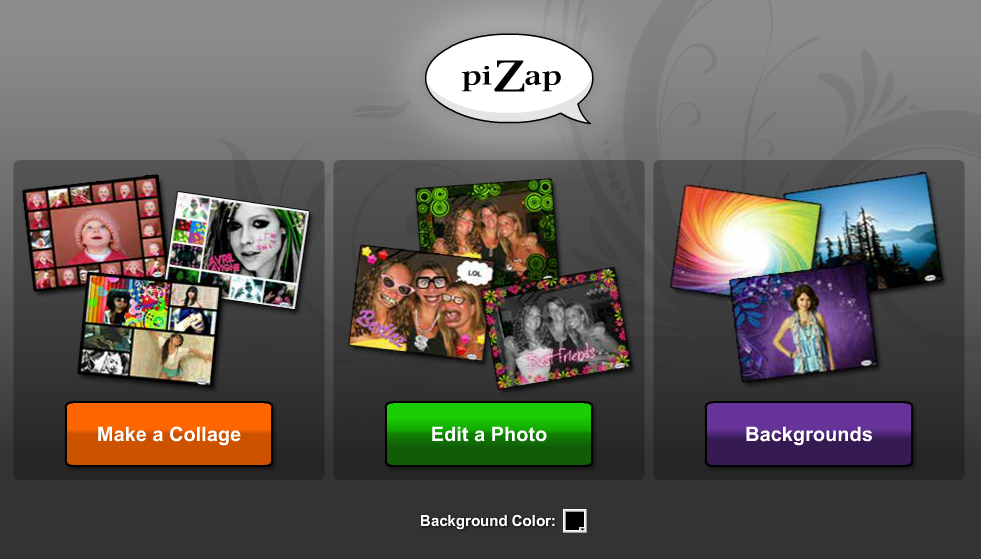 Dear Bella: Edit gambar dengan piZap pic.