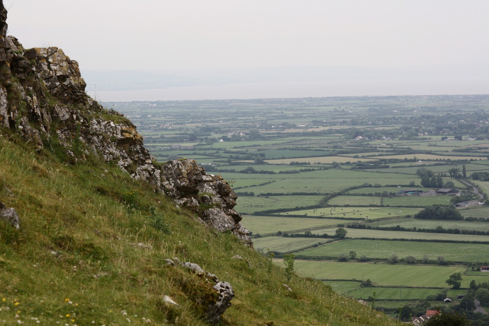 Views from Somerset: Crook Peak and Wavering Down on the Mendip Hills ...