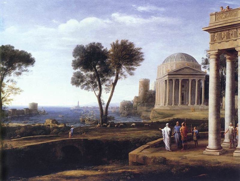 Claude Lorrain (Claudio de Lorena), obras, pinturas, cuadros