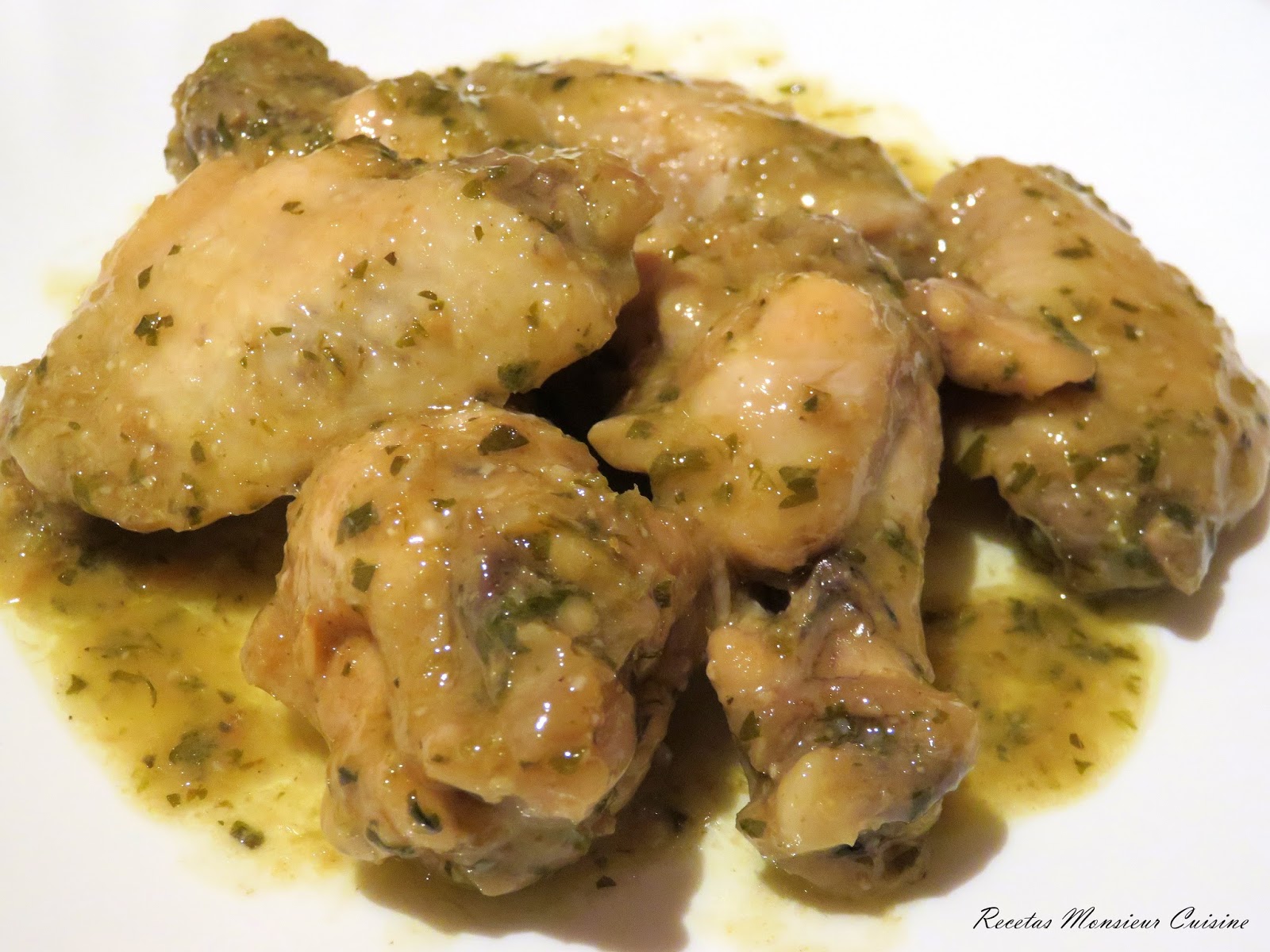 Recetas Monsieur Cuisine: 🐔 Alitas de Pollo al Ajo Limón