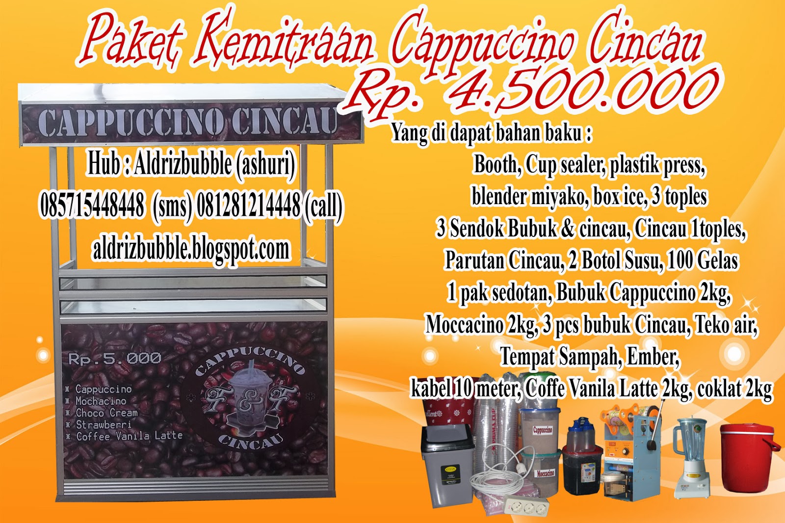 Paket Kemitraan Bubble Drink & Cappucino cincau: Paket Kemitraan Bubble ...