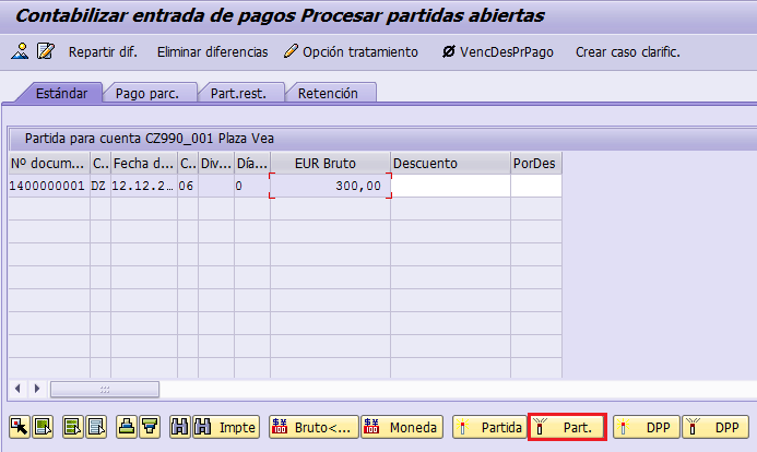 FI-AR: Cobro Parcial a Cliente - F-28