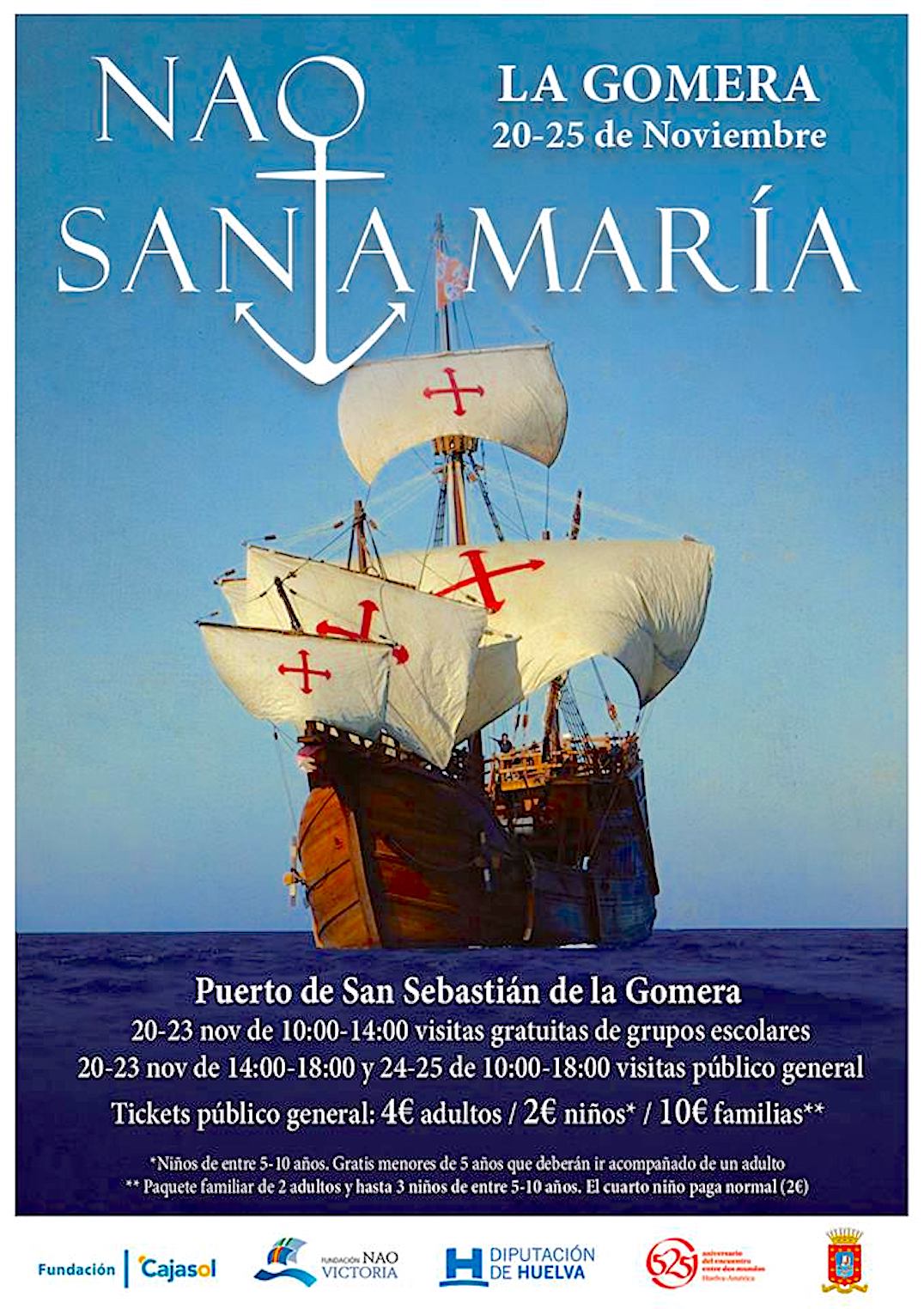 LA GOMERA ISLAND (Canary Islands): Replica of Columbus' ship in La Gomera