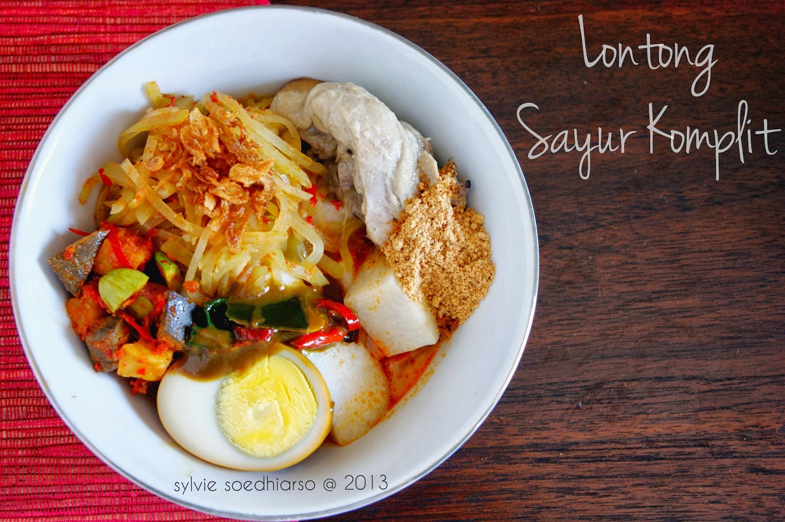 Resep Cara Membuat Lontong Sayur