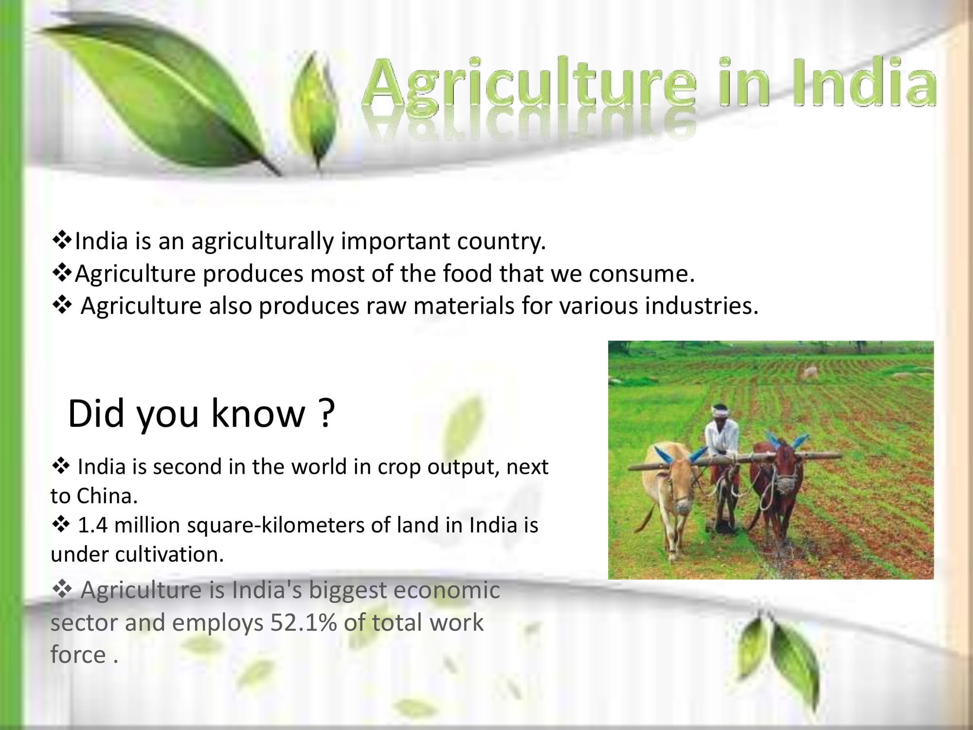 Agriculture Class 10th PPT