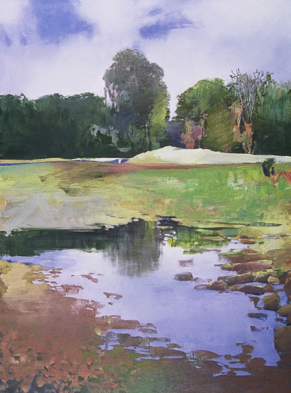 Painter's Process - Randall David Tipton: The Flooded Field