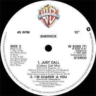 The Soul Vendor: Sherrick - Just Call 1987