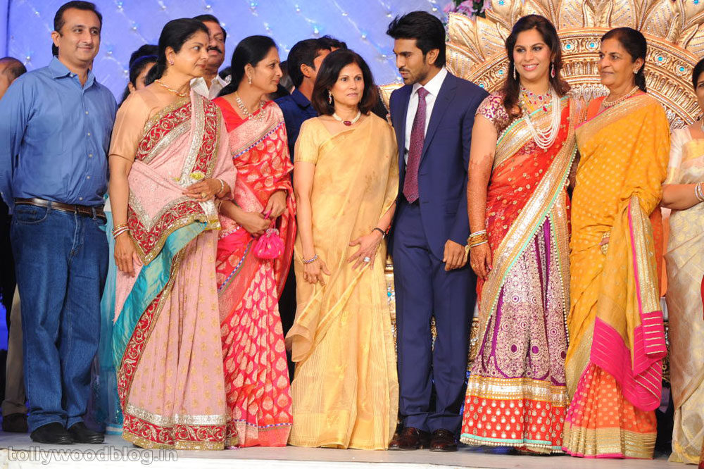 Ram Charan Wedding Reception Photos, Ram charan Upasana Marriage Reception