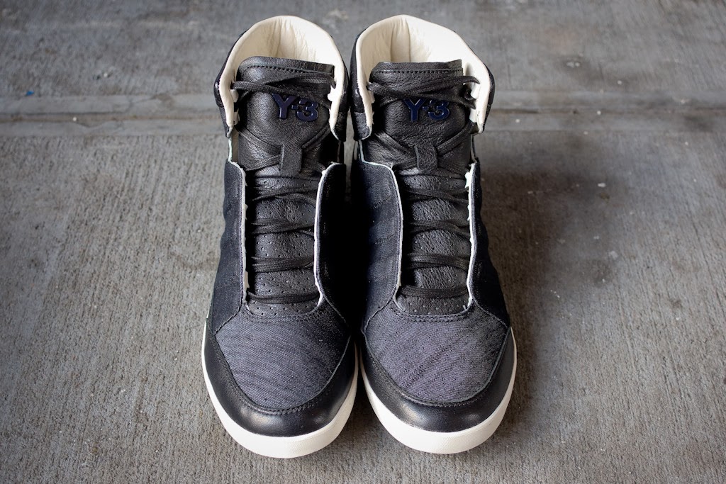 Y-3 Honja High - Black Denim - SneakerBox