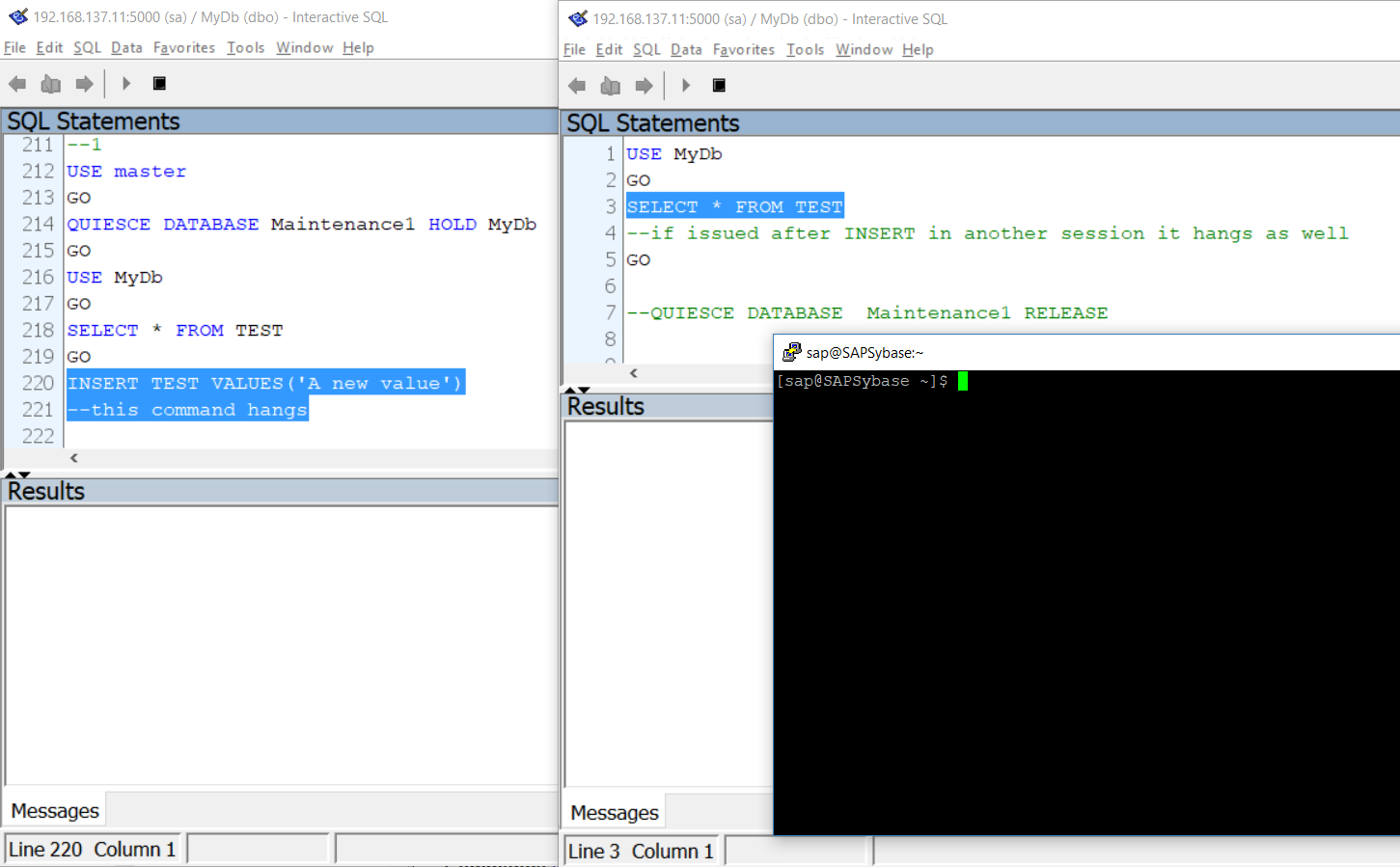Sybase / SAP Adaptive Server Enterprise: September 2017