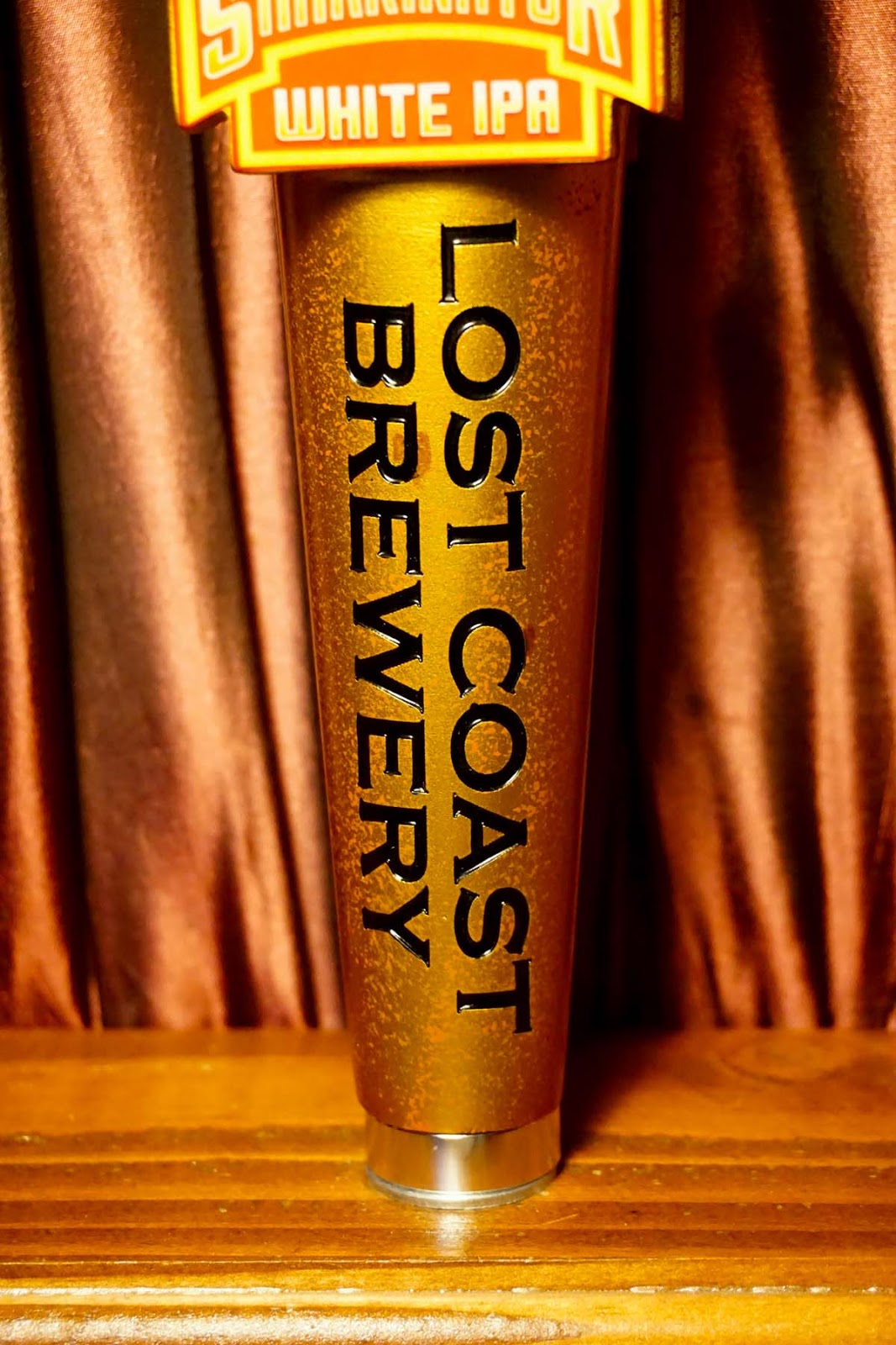 Tap Handle #615: Lost Coast - Sharkinator White IPA (Version 2)