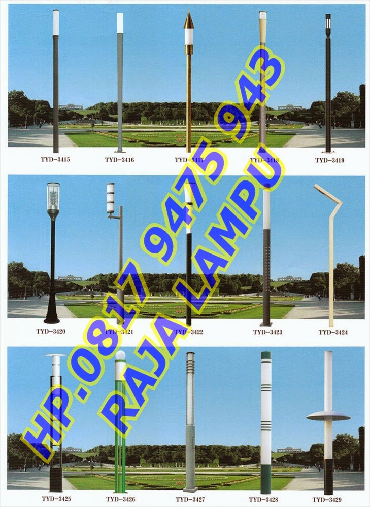 Pusat Penjualan Tiang Lampu & Lampu Hias: Tiang Lampu Taman Minimalis ...