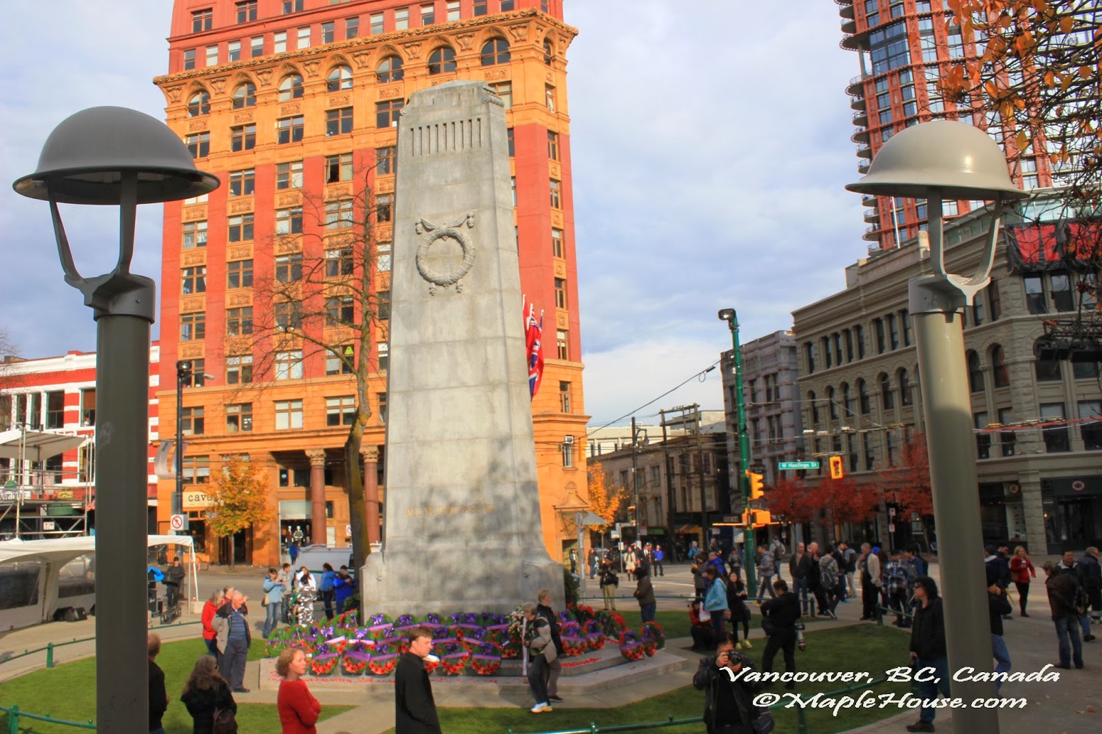 Living Vancouver Canada: Remembrance Day Ceremony and Parade - Victory ...