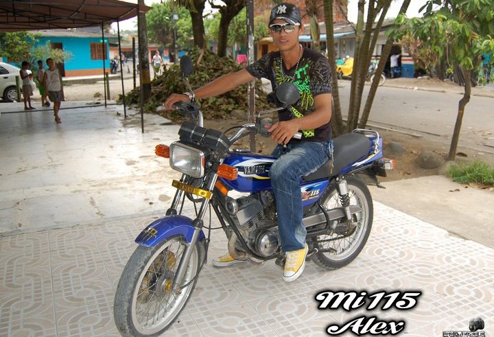 rx 115 yamaha: rx 115 azul yamaha