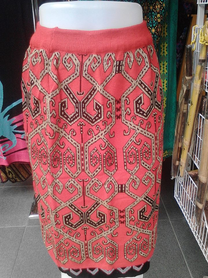 Batik Motif Dayak Khas Kalimantan, : Jual Rok Rajut Pendek
