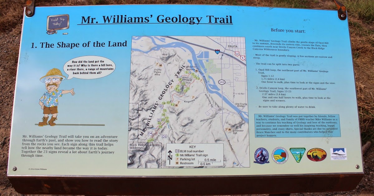 gjhikes.com: Mr. Williams' Geology Trail - Opal Hill Loop