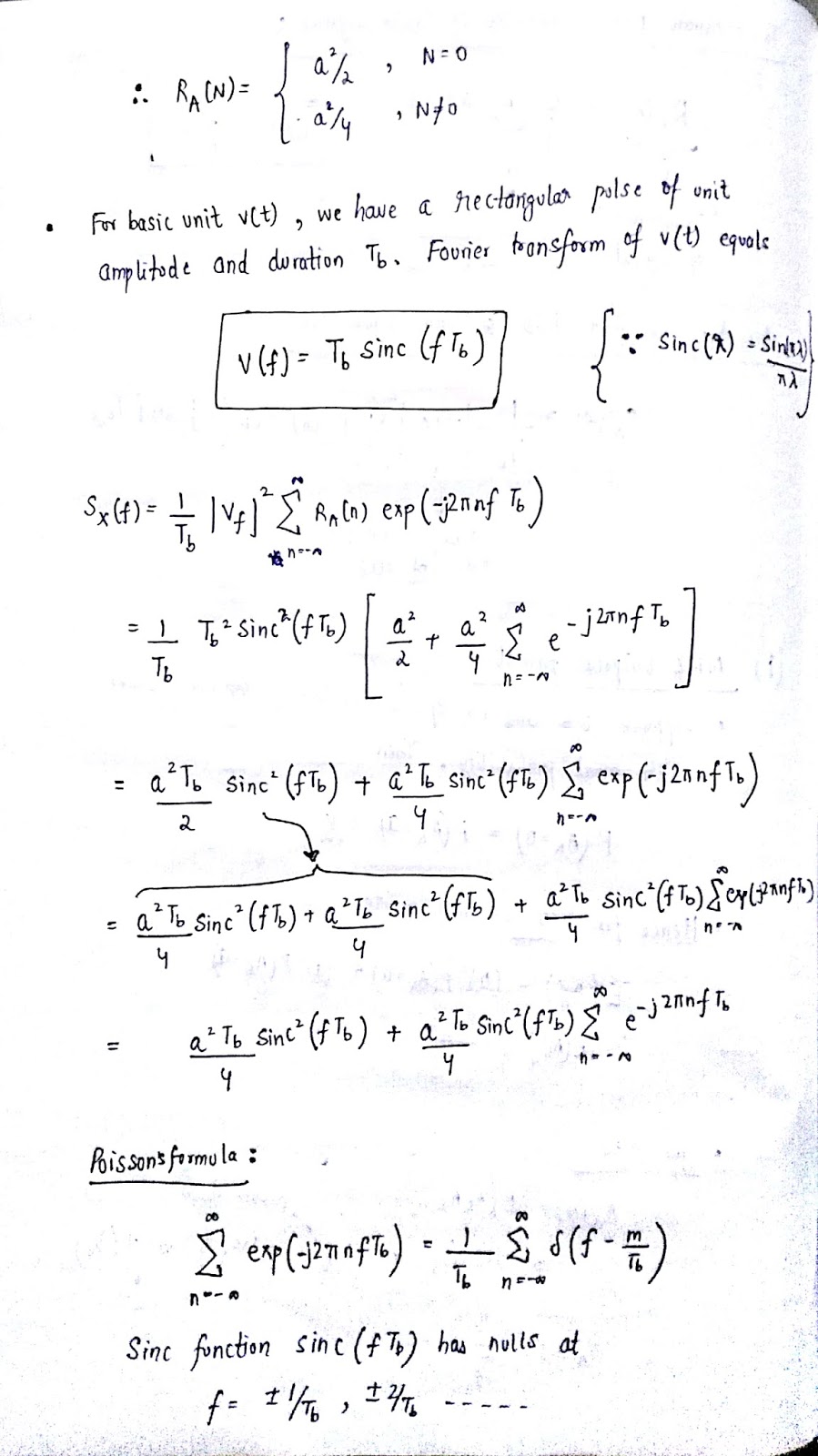 Line Coding PSD - (ECE-4001)