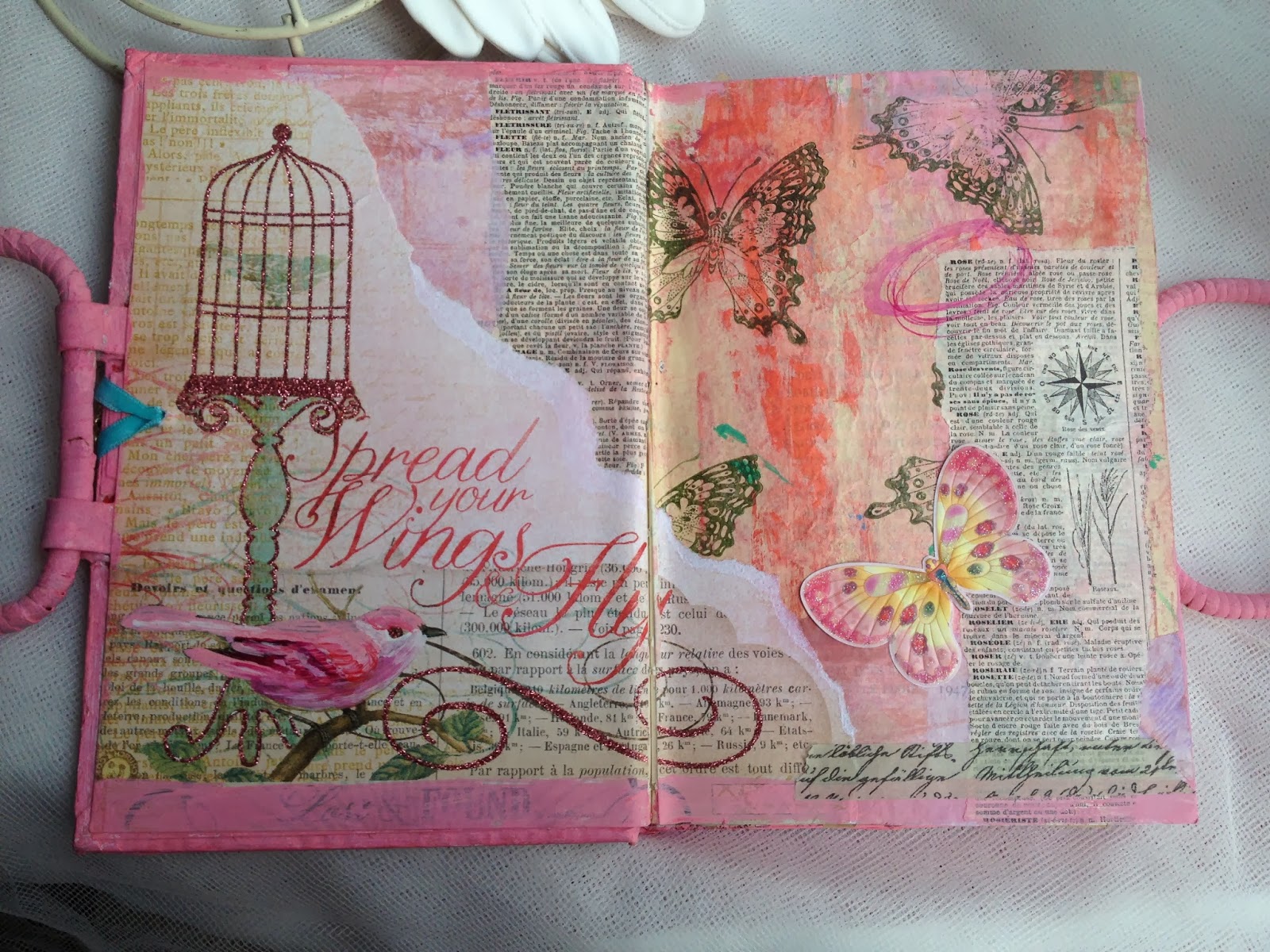 altered book studio.....: Pink Altered Book