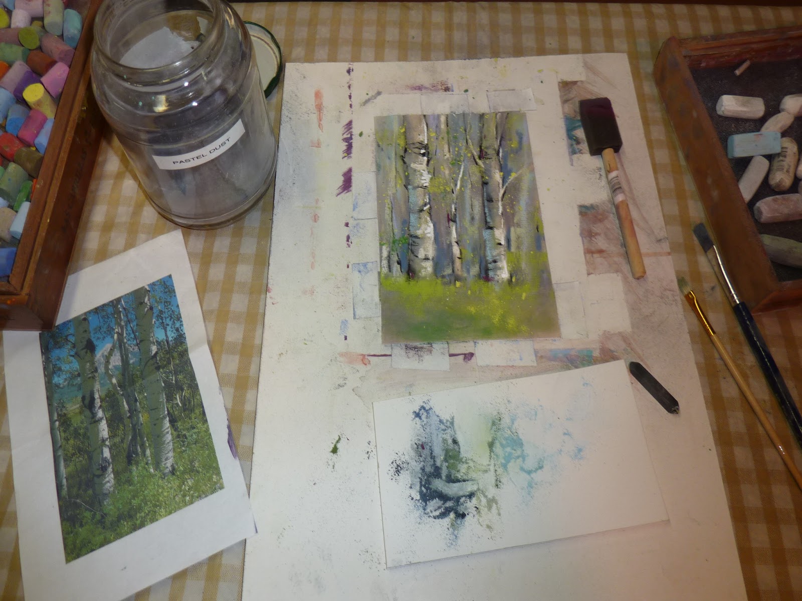 Painting My World: What Can I Do With Leftover Pastel Dust?