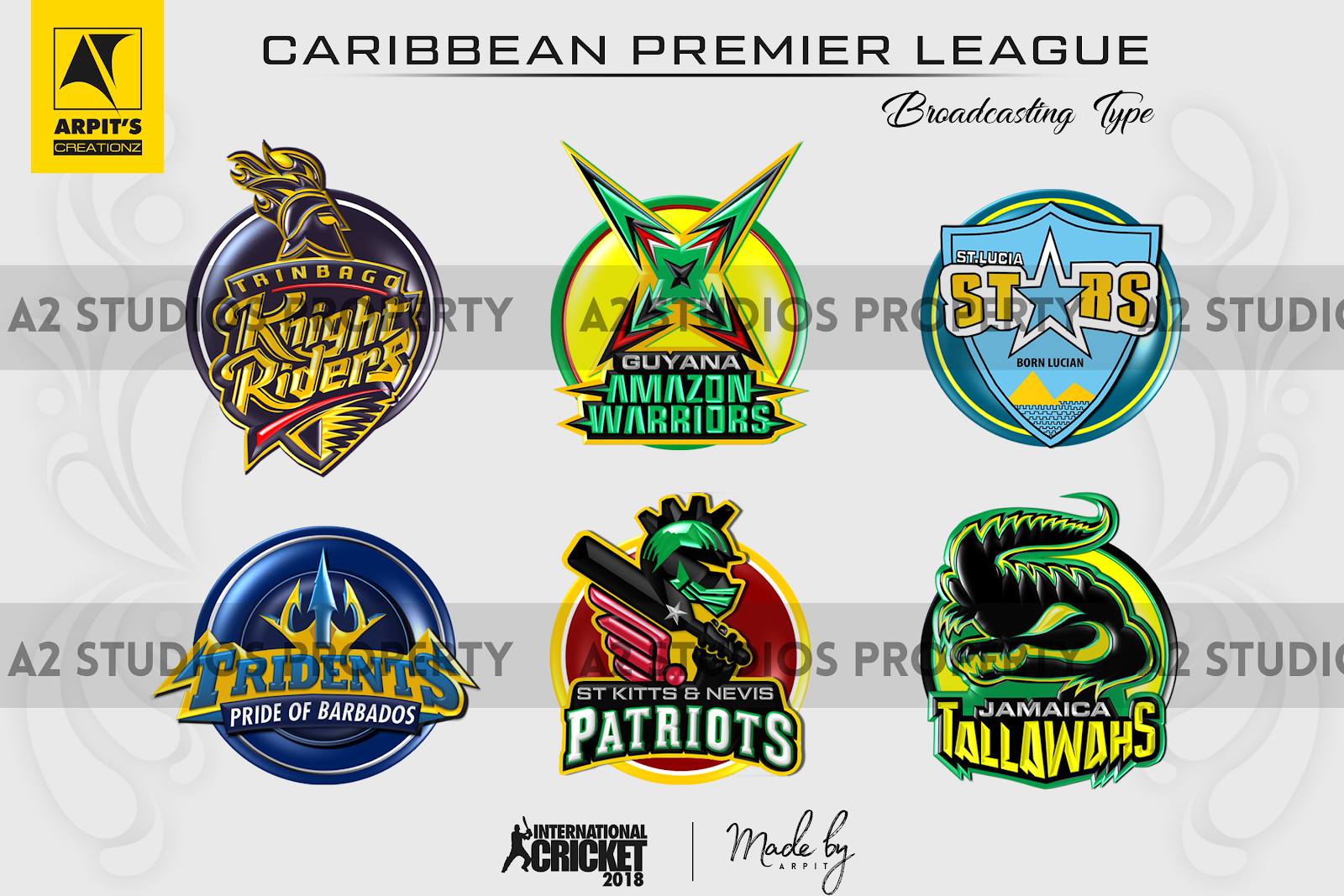 Hero CPL T20 2017 Patch for EA Sports Cricket 07 - a2 StudiOs Vivo IPL ...