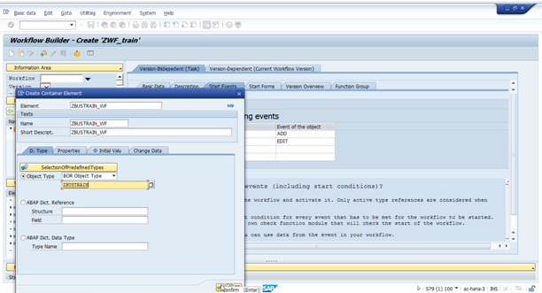 SAP ABAP Central: Trigger workflow by OData service