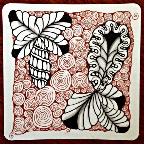 Tickled To Tangle: "It's a String Thing" #48 Tiles