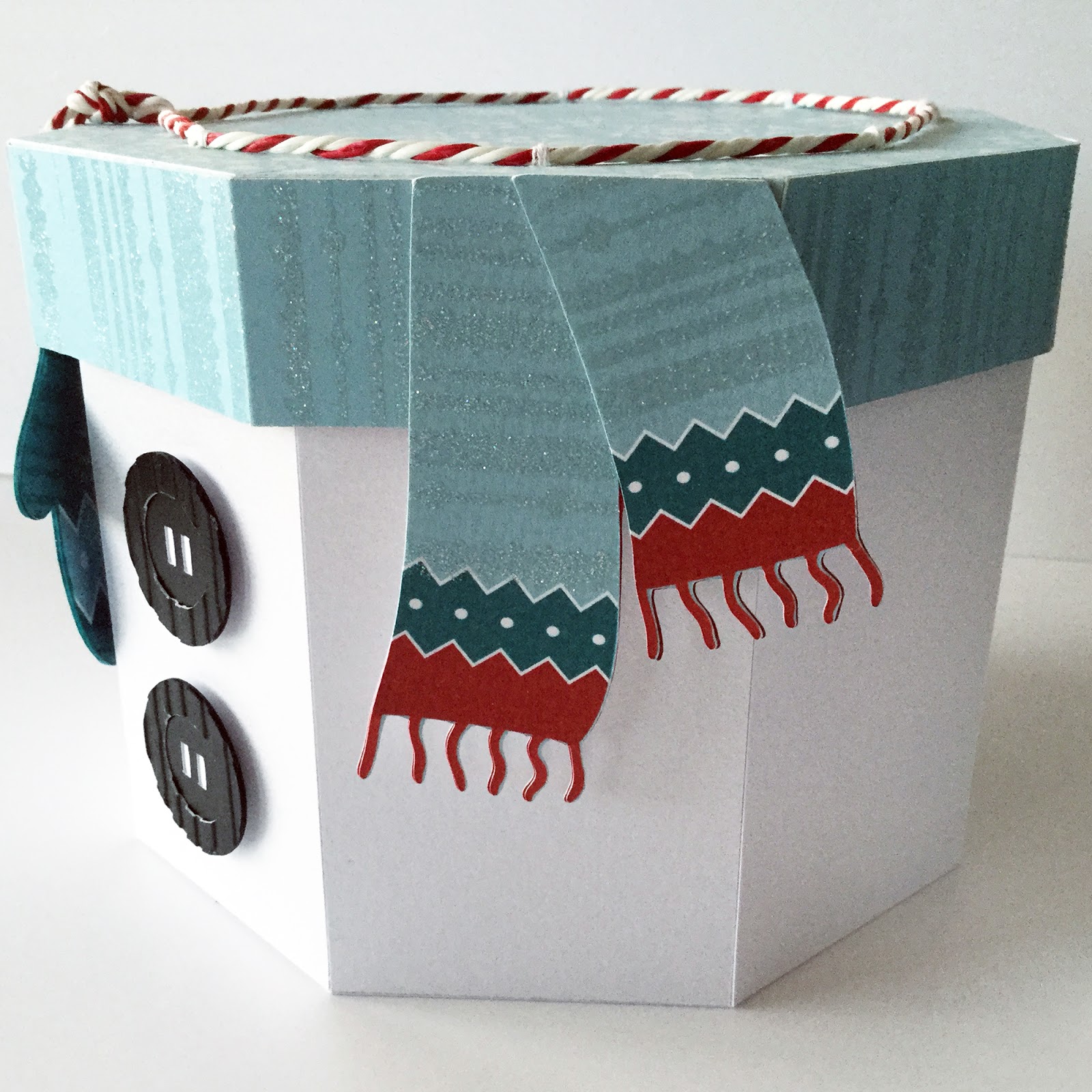 Crafting Quine: Snow Lady using Simply Crafty SVGs Snowman Stacking Box Set