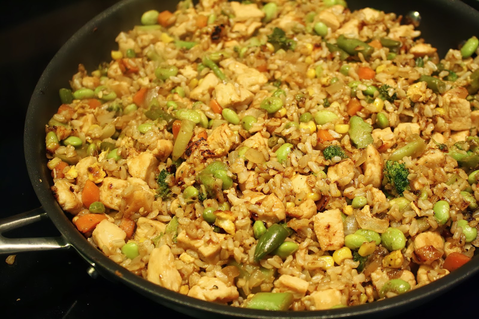 Making Mama's Kitchen: Chicken Fried Brown Rice