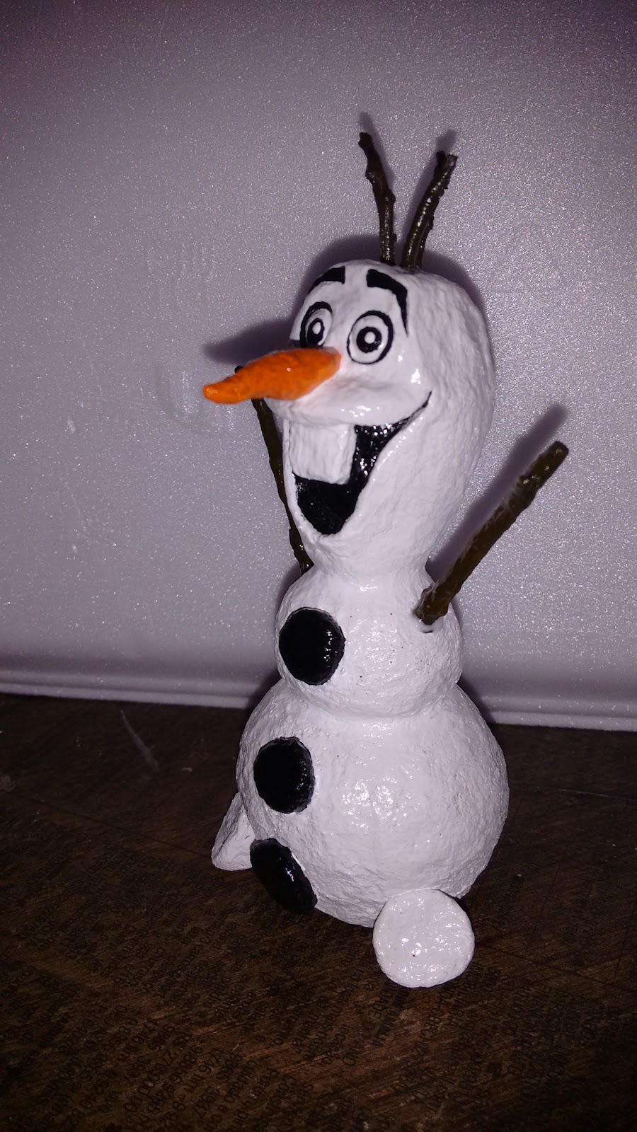 FLOR DO MARACUJÁ: OLAF ( Papel machê)