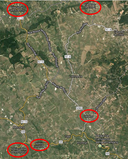 Ventosa - Alenquer: Localização geográfica