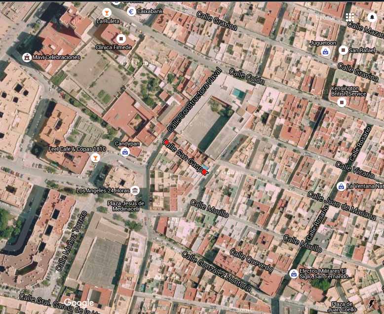 SAN FERNANDO. Ayer y hoy...y otras historias.: CALLE SAN GASPAR