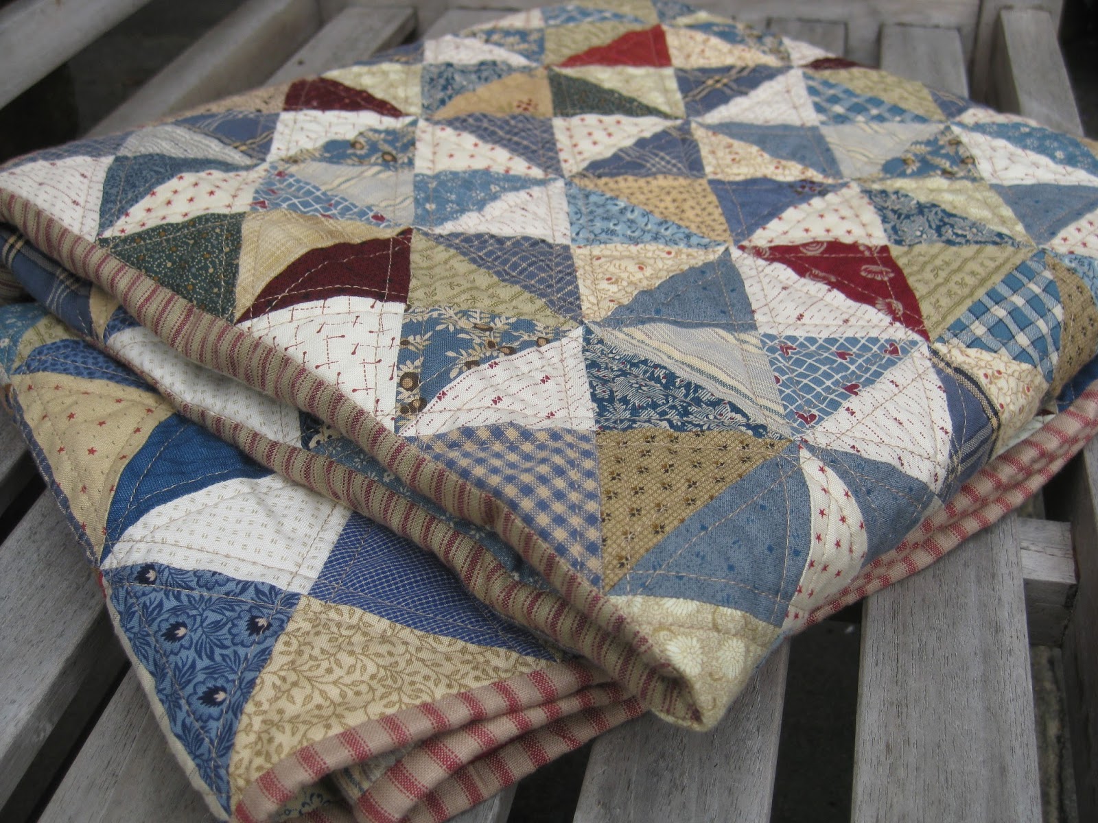 The Chain Piecer: Terrific Triangles - and a finish to share!