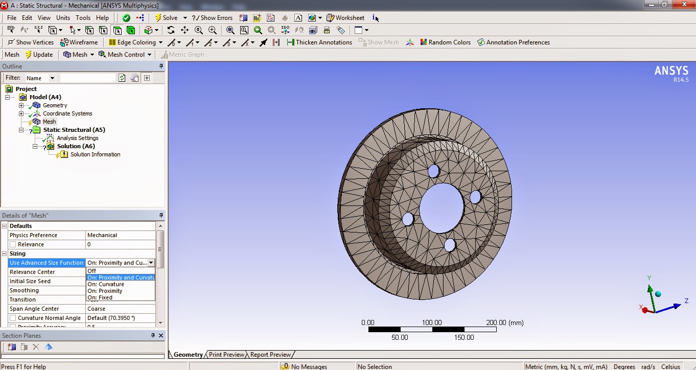Computer Aided Engineering Tutorials: How to do fine meshing in ANSYS.