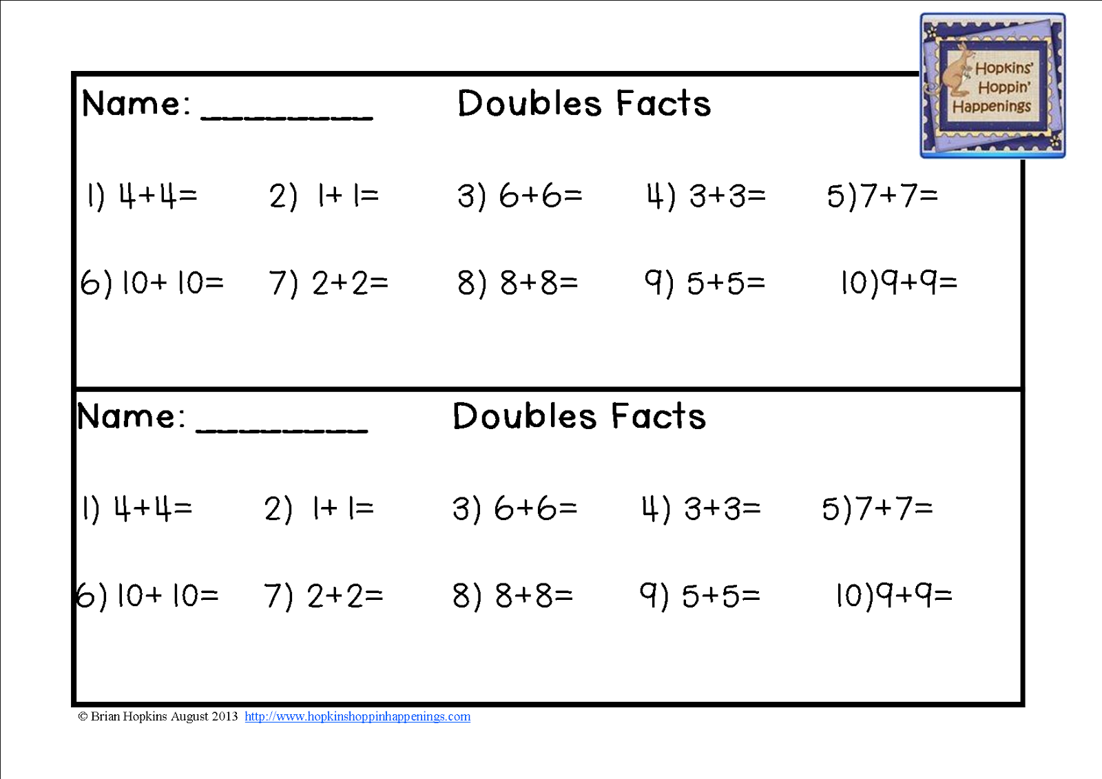 hopkins-hoppin-happenings-math-speed-addition-facts