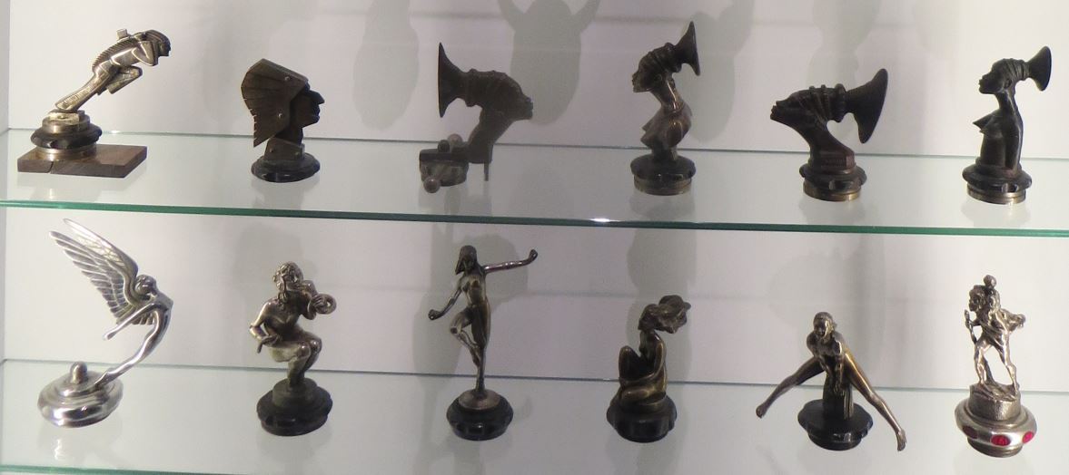 Just A Car Guy: art deco radiator caps as art, in a museum exhibit in ...