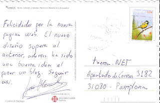 Os meniños na xanela...: Cómo escribir una tarjeta postal...