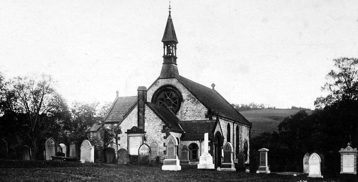 Tour Scotland: Old Photograph Kirkpatrick Juxta Church Beattock Scotland
