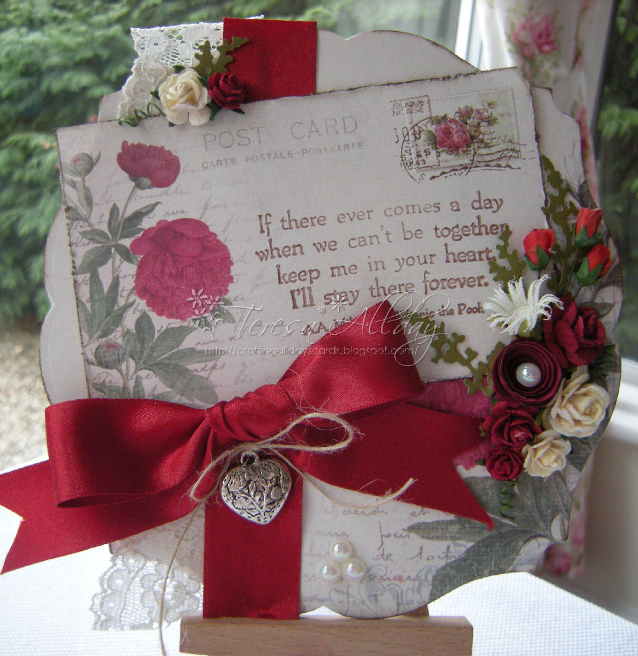 Craftingallday Creations: Peony ~ Vintage Garden ~ Pion papers