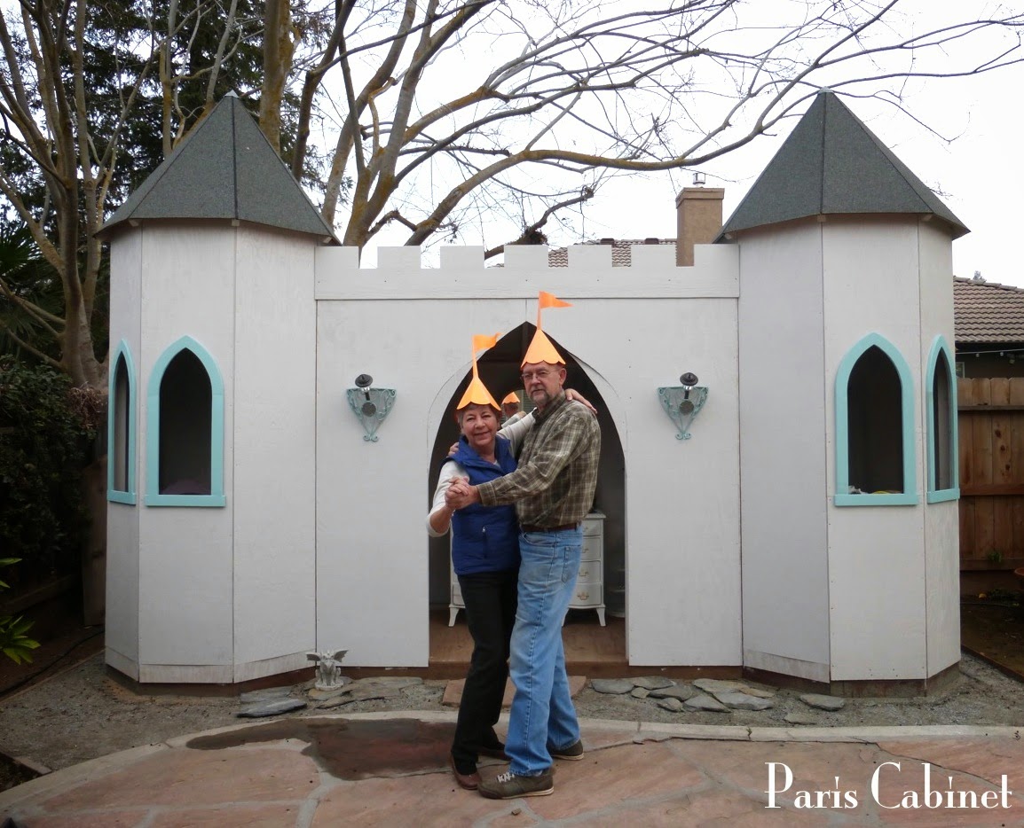 Paris Cabinet: Dancing at the Garden Castle Shed