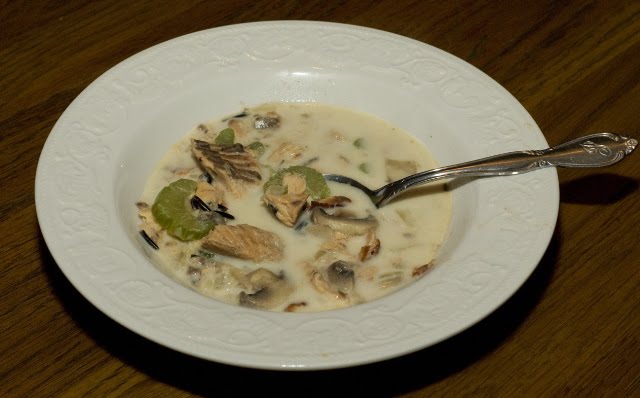 Packed Table: Salmon-Wild Rice Soup