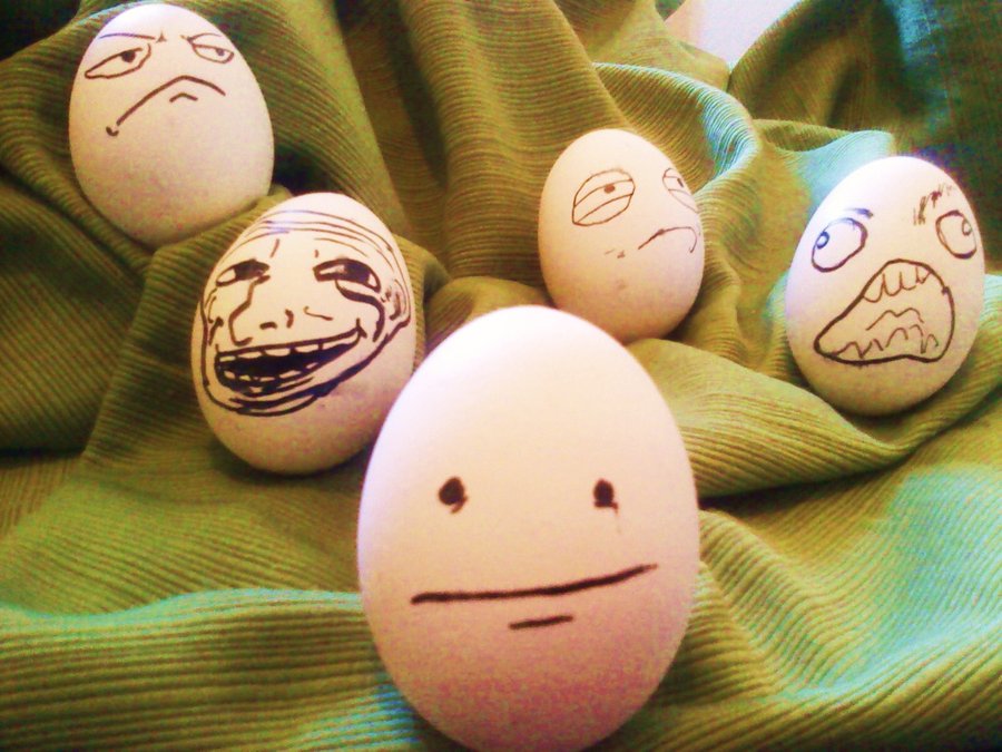 Memes desenhados em ovos | DINO NOOB