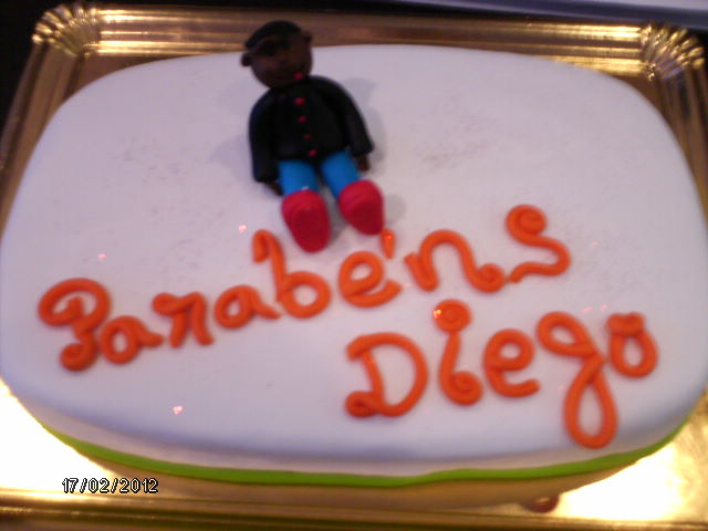 Atelier Cake Design: Bolo estudante. Parabéns Diego