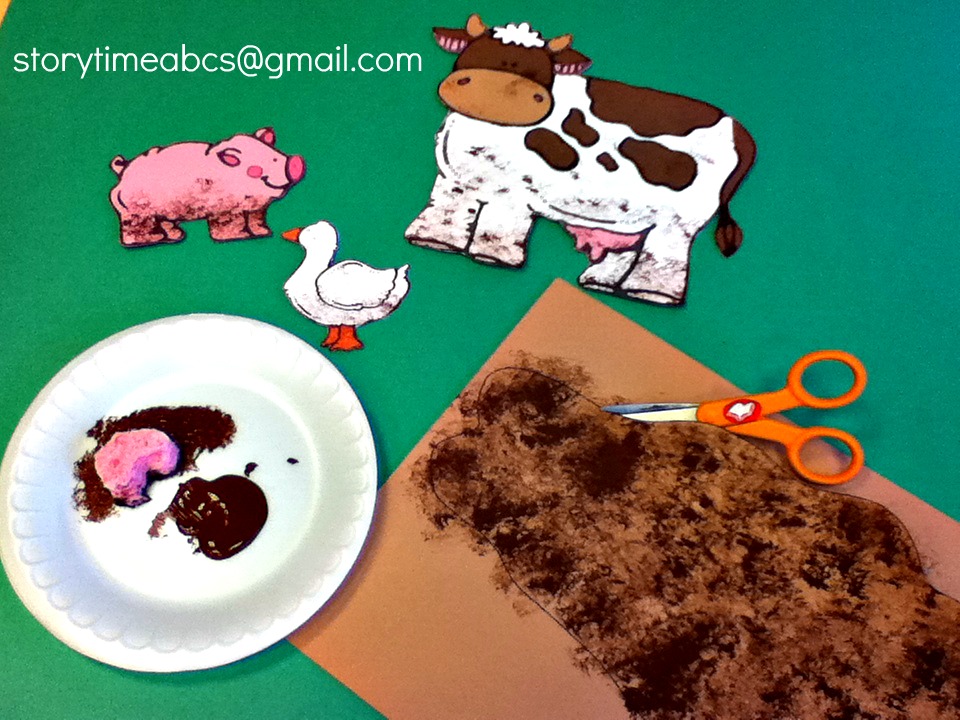 Storytime ABC's: Flannel Friday: Oh, Lovely Mud!