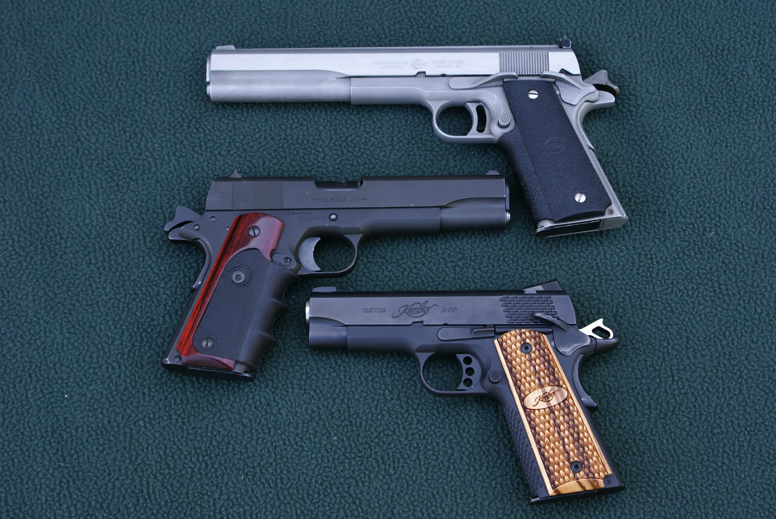 Guns & Knives: AMT Hardballer Automatic Long Slide 7" .45 ACP 45