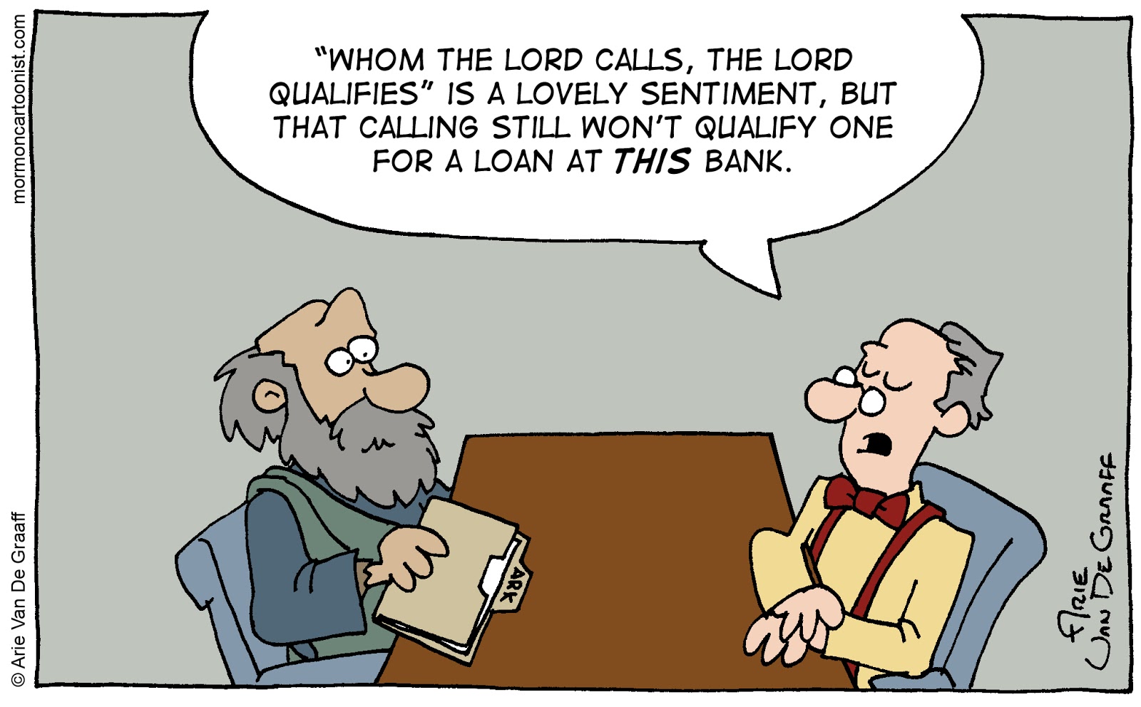 Ward Cartoonist: Whom the Lord Calls...