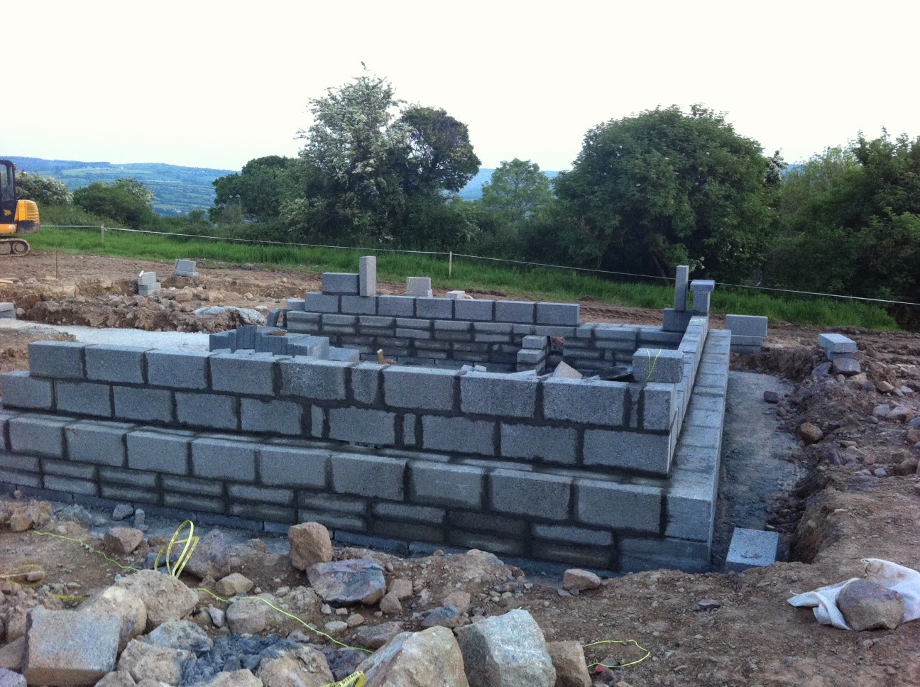 Jennie Castle Architecture: Rising Blockwork Started